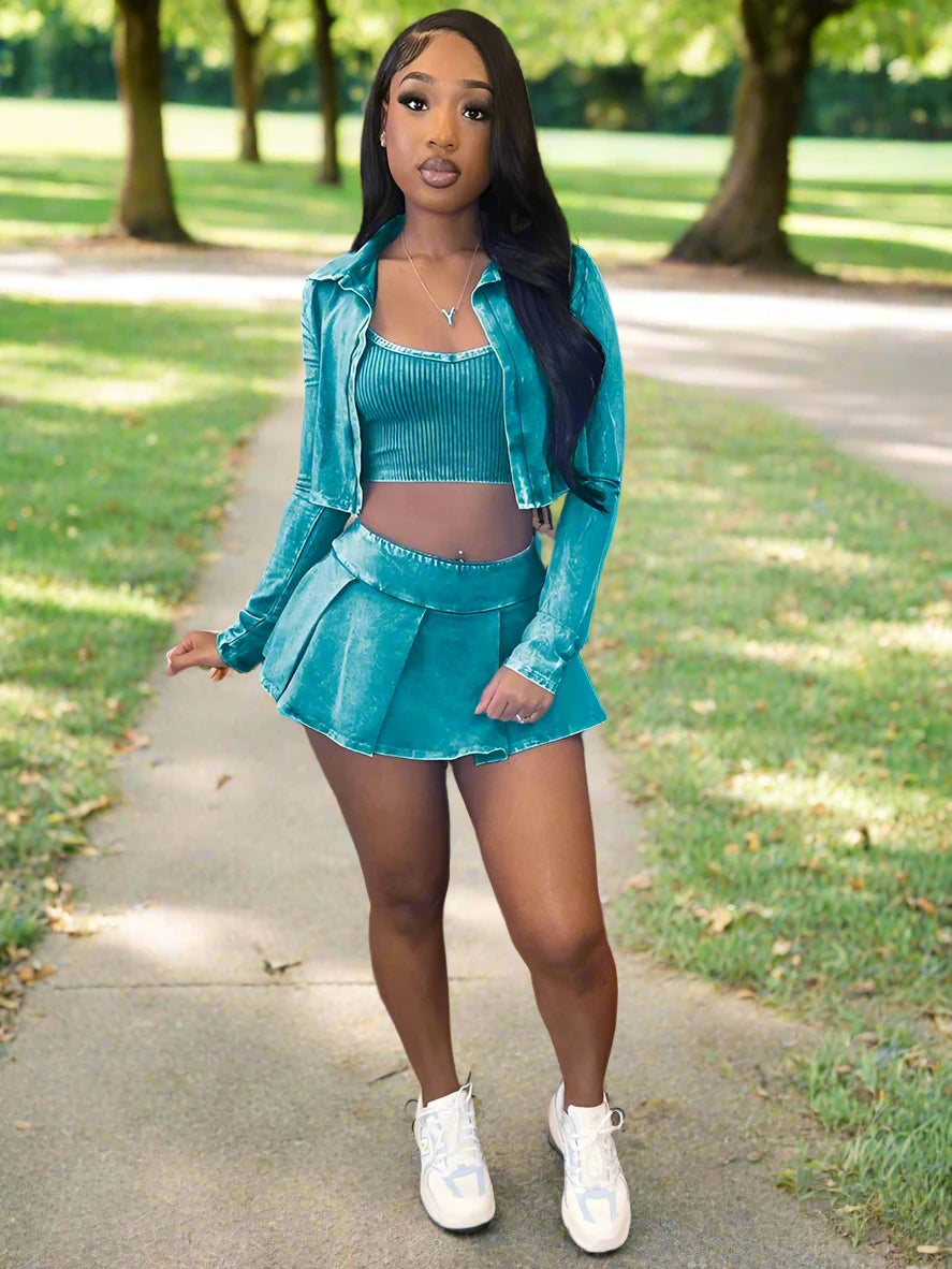 Paint The Sky Skirt Set – Maimoco