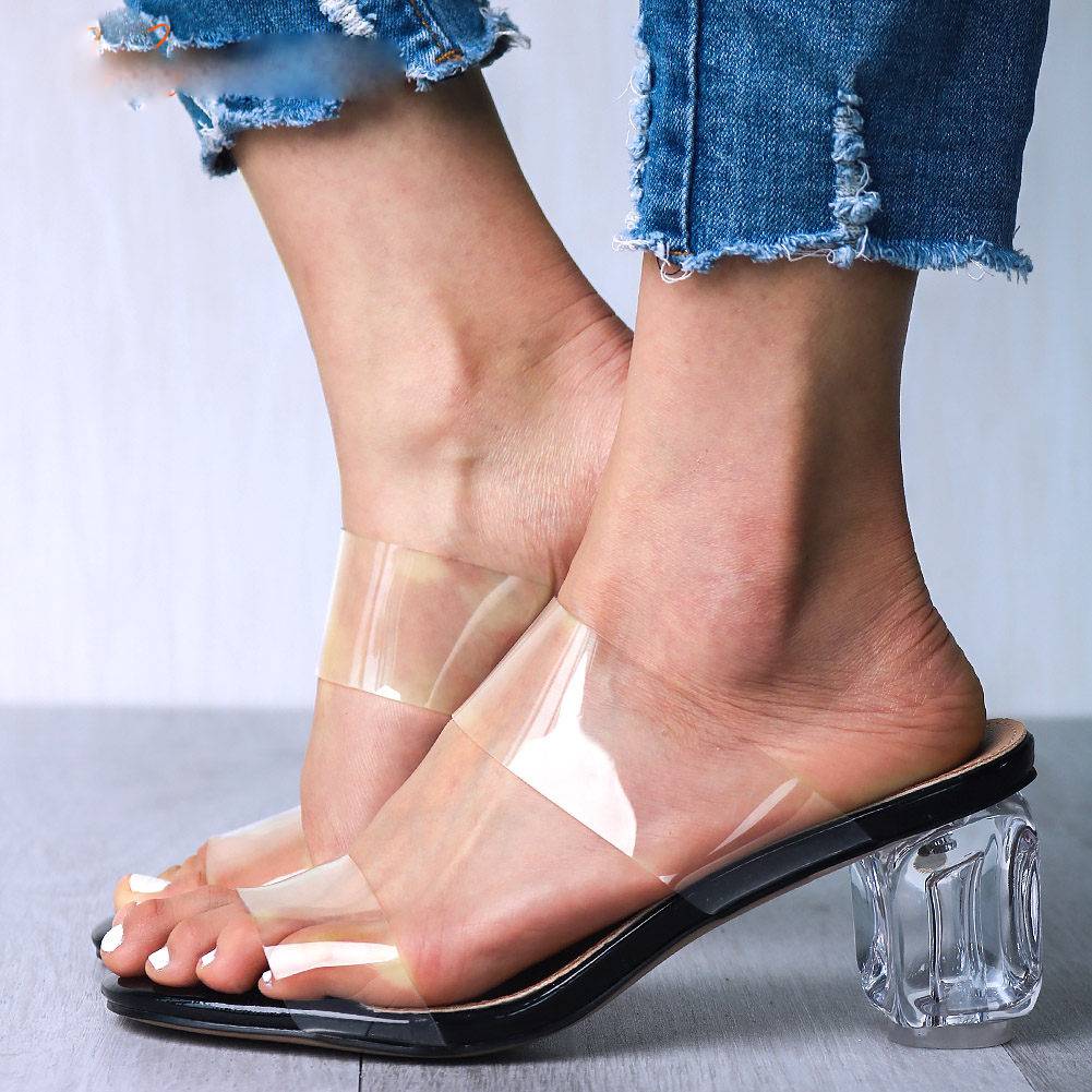 Clear Unique Style Transparent Pumps – Maimoco